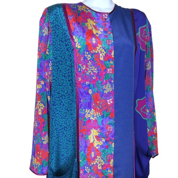 Maggie Shepherd | Dresses | Vintage 8s Maggie Shepherd Art To Wear ...